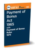 Payment of Bonus Act 1965 with Payment of Bonus Rules 1975 – Bare Act ...